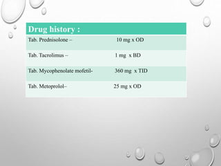 CRYPTOCOCCAL MENINGITIS - Case presentation | PPTX