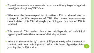 Case presentation about TSH variants | PPTX