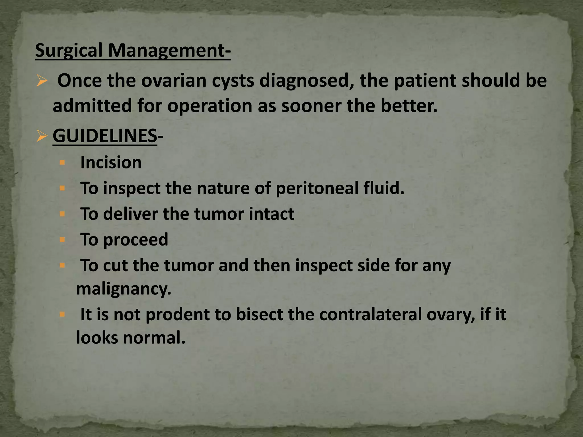 Case presentation on ovarian cyst obstetrics and gynaecology Adenexal ...