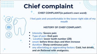 Dental Assistant case presentation | PPT