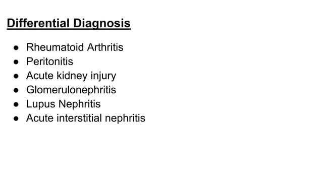 Case Presentation.pptx Lupus nephritis is inflammation and damage in your kidneys due to ...