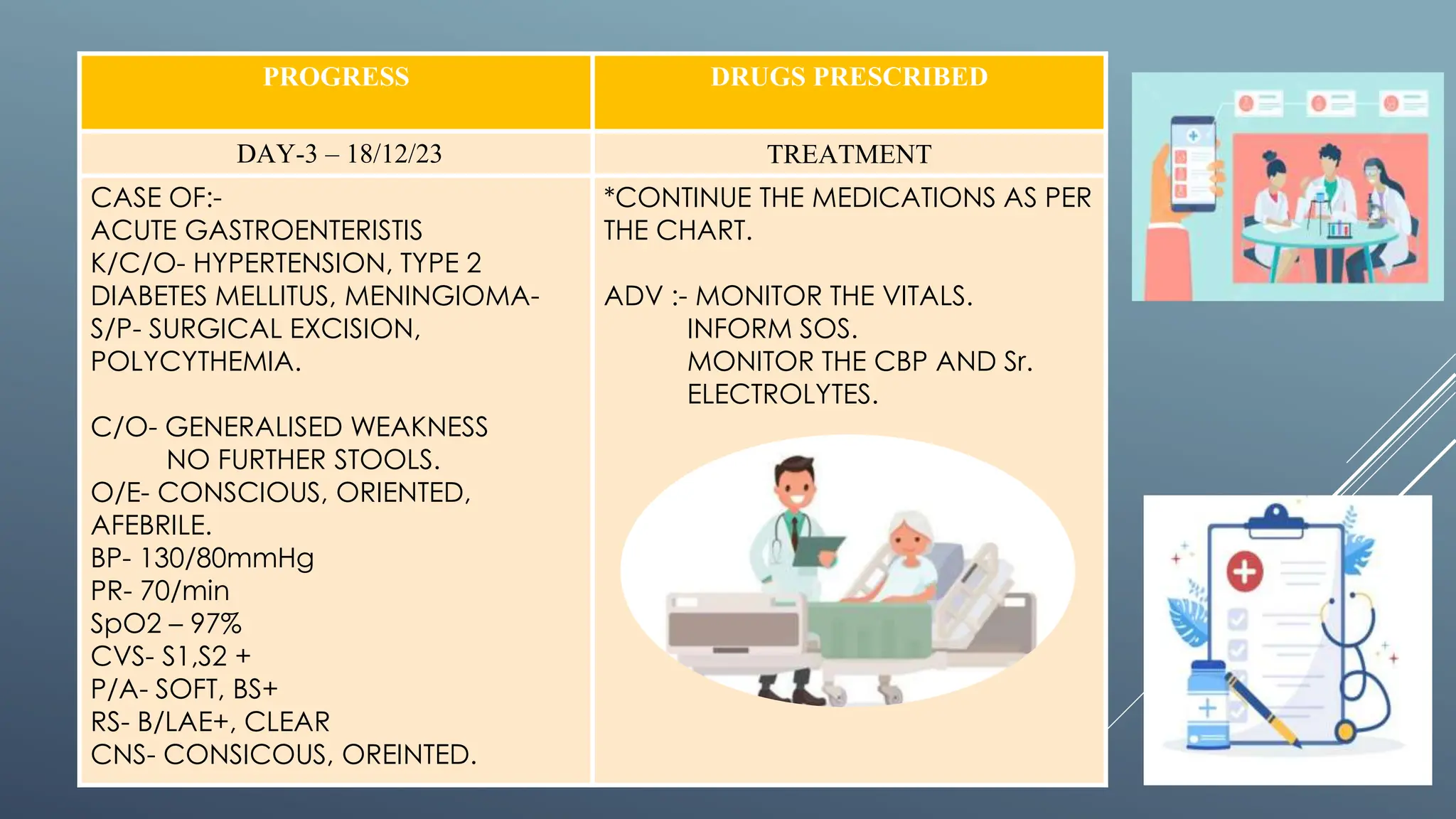 CASE PRESENTATION ON ACUTE GASTROENTERITIS. | PPTX
