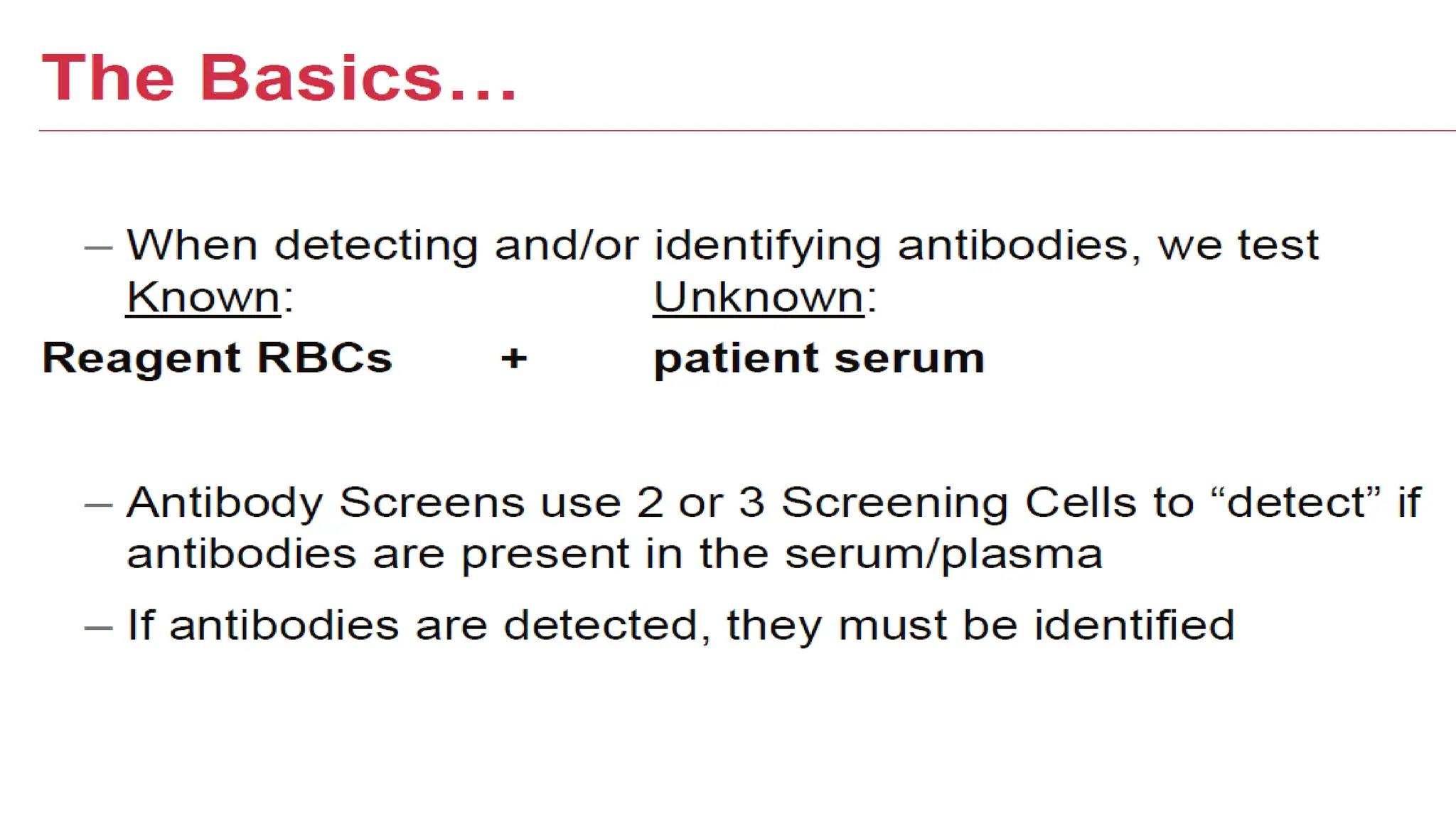 Case presentation on Antibody screening- how to solve 3 cell and 11 ...
