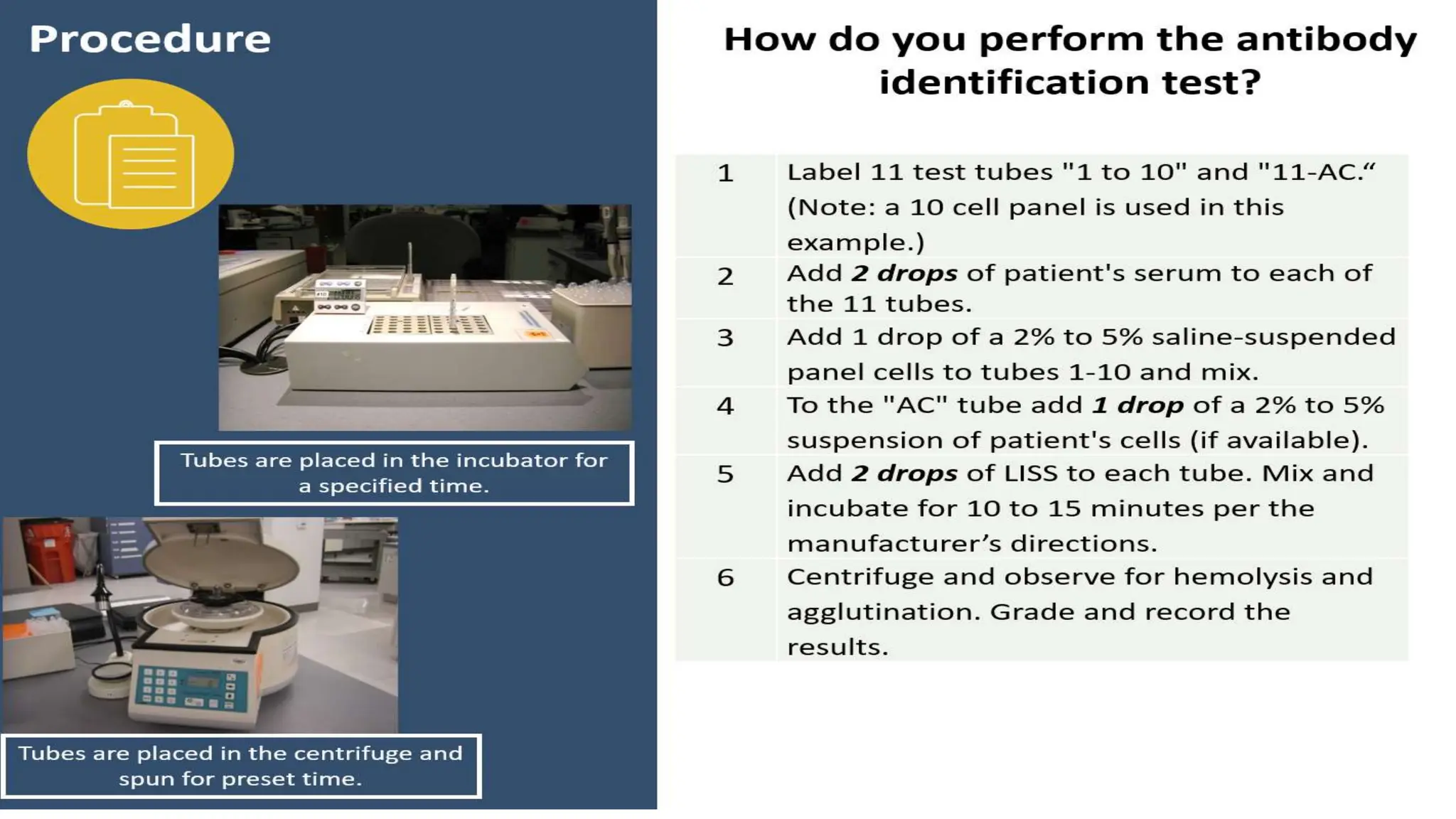 Case presentation on Antibody screening- how to solve 3 cell and 11 ...