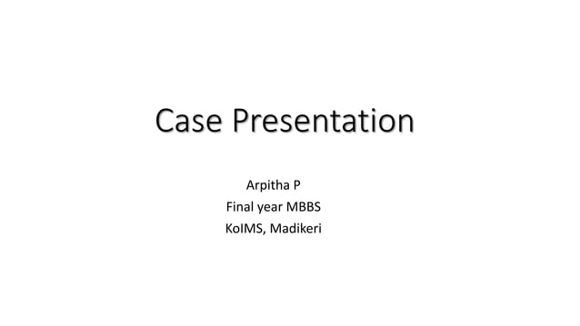 CASE PRESENTATION-COPD.ppt | Lung and Respiratory Health | Diseases and ...