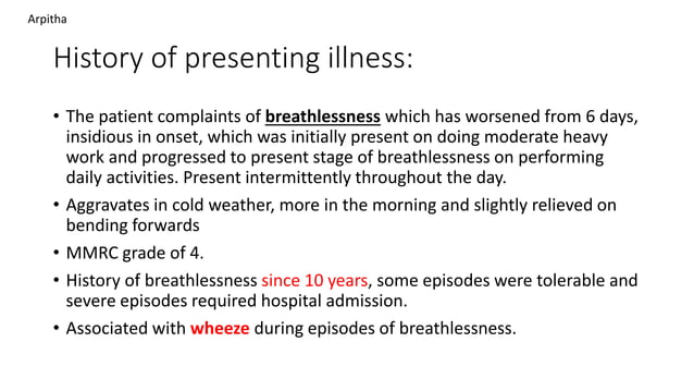 CASE PRESENTATION-COPD.ppt | Lung and Respiratory Health | Diseases and ...