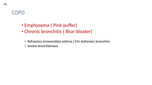 CASE PRESENTATION-COPD.ppt | Lung and Respiratory Health | Diseases and Conditions