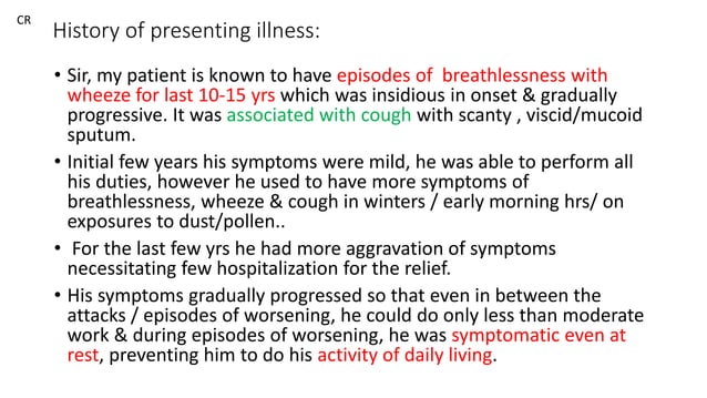 CASE PRESENTATION-COPD.ppt | Lung and Respiratory Health | Diseases and Conditions