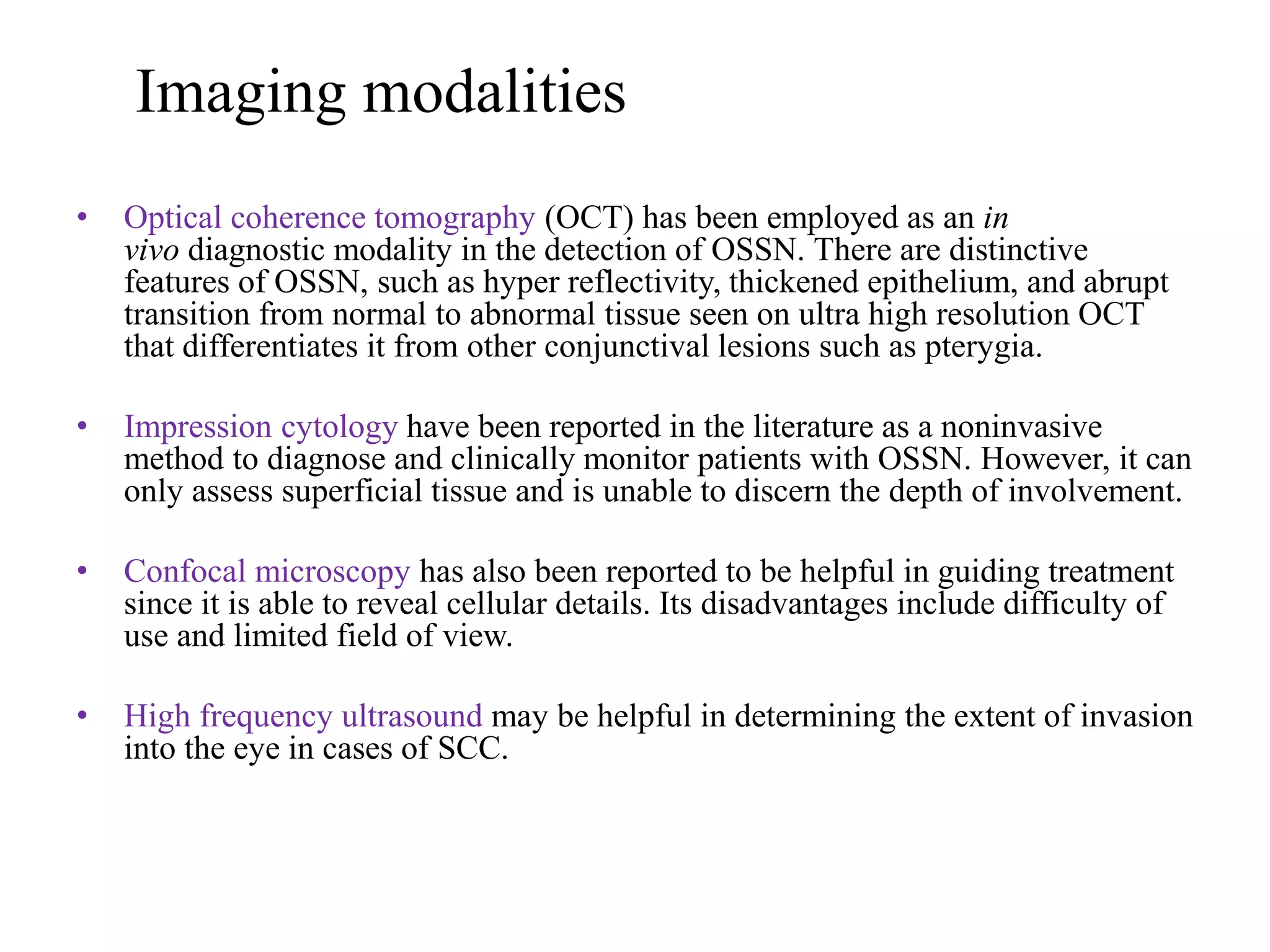 Ocular surface neoplasia (OSSN)- Case report | PPTX