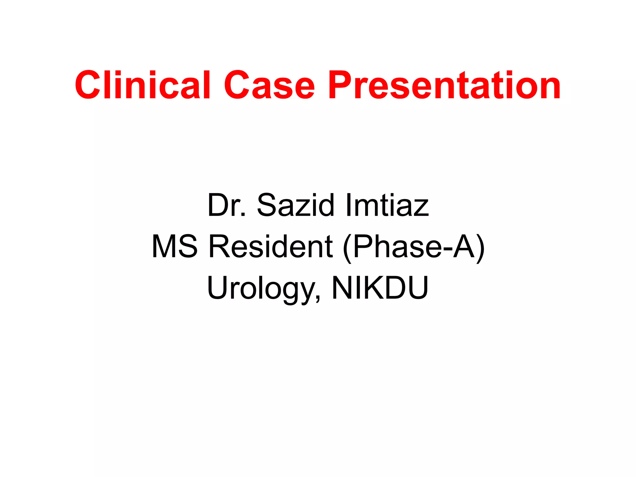 Posterior Urethral Valve - Case presentation | PPT