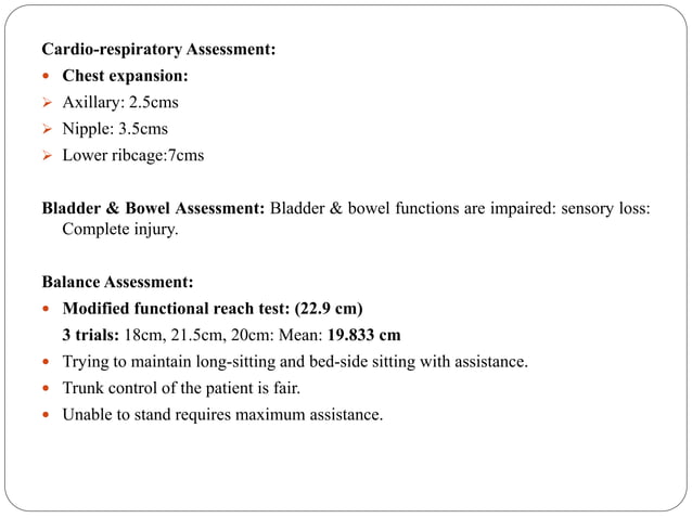 CASE PRESENTATION - SPINAL CORD INJURY BY HIMANIKAUSHIK - .pptx | Free Download