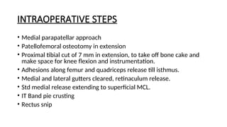 CASE PRESENTATION- hOW TO PERFORM total knee replacement surgery in ...