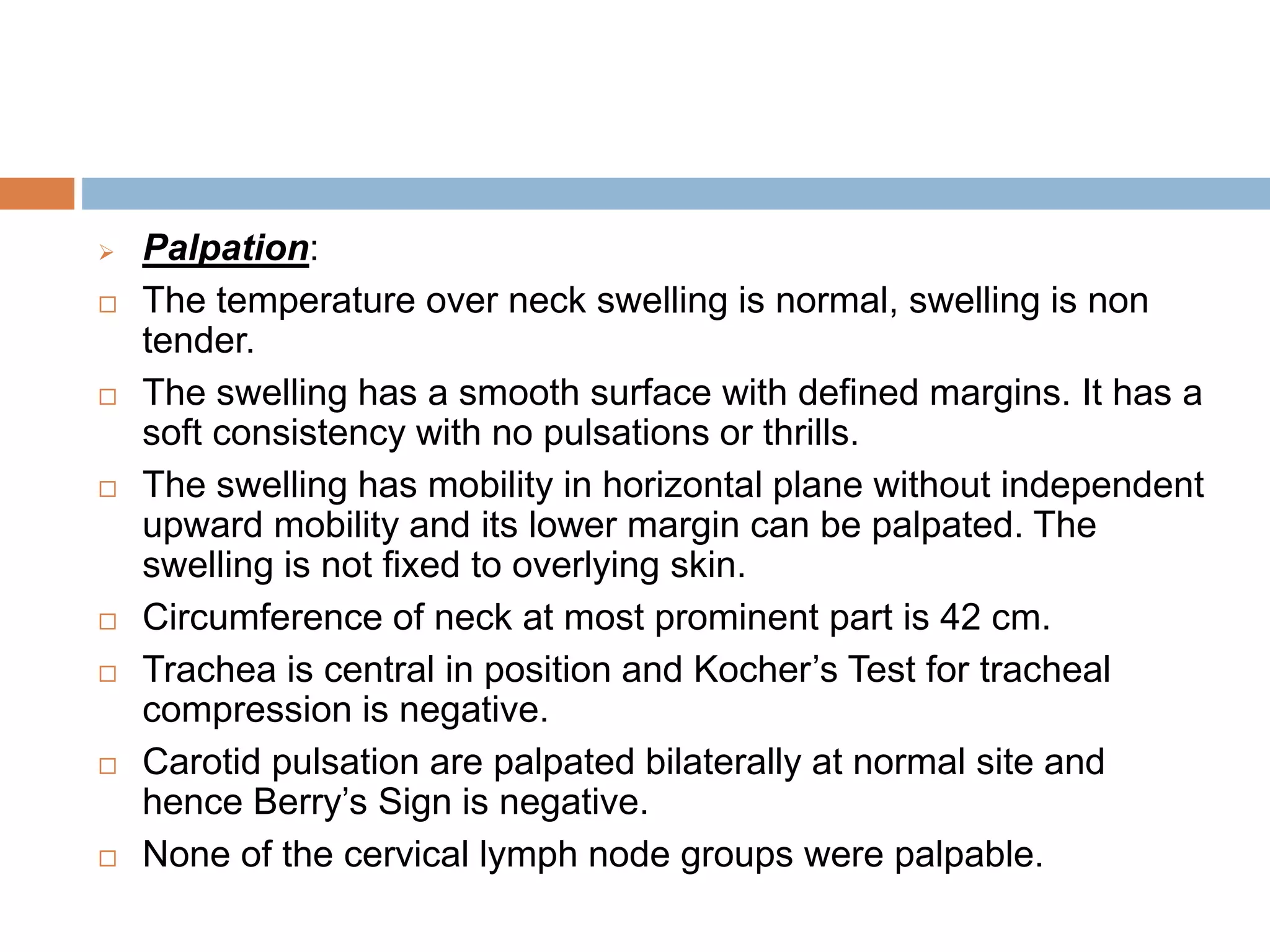 Case Presentation: Thyroid Swelling | PPTX