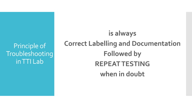 Troubleshooting in Transfusion transmissible infection TTI laboratory | PPTX