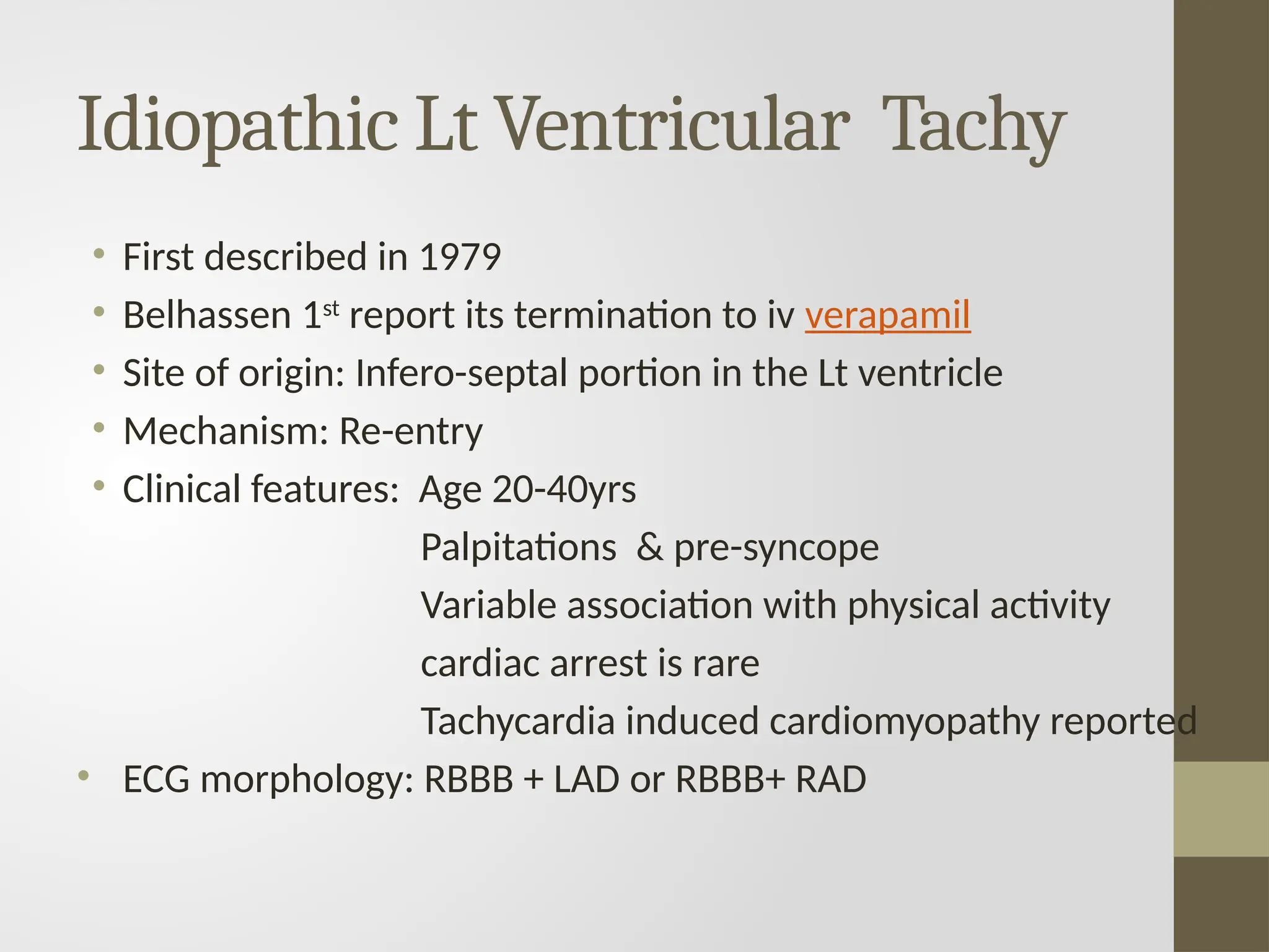 Case presentation on Ventricular Idioventricular tacycardiachycardia in ...