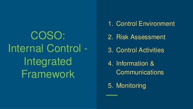 COSO: Internal Control Integrated Framework