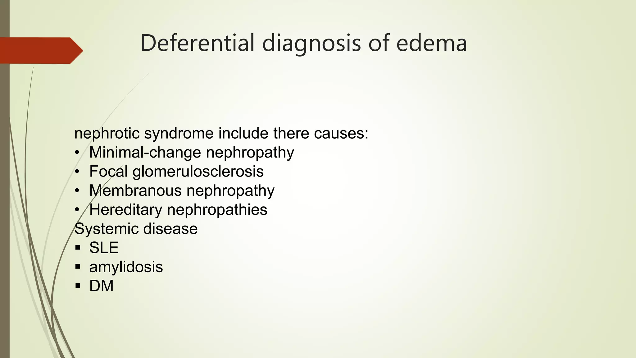 case presentation: generalized edema | PPTX