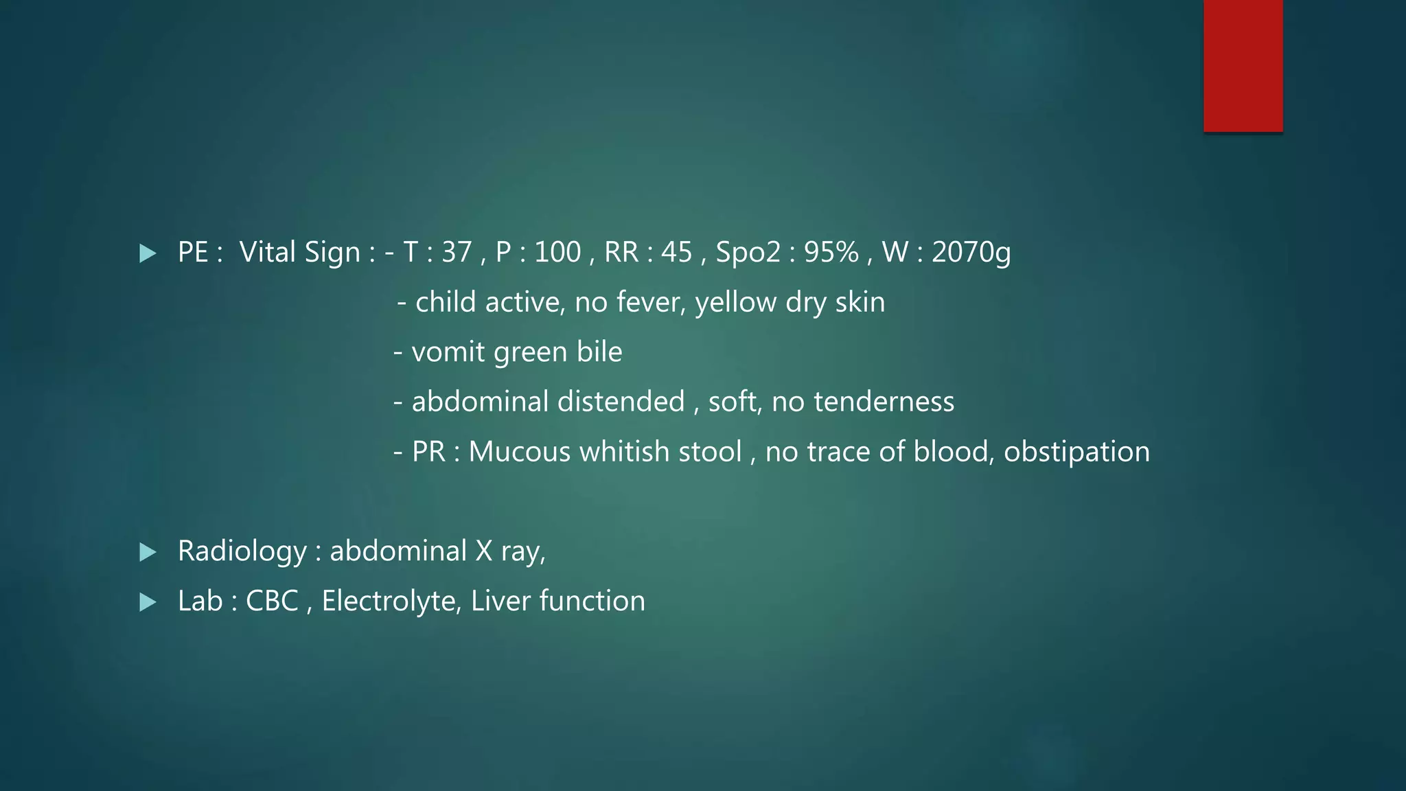 case study of jejunal atresia | PPTX