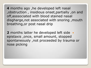 case presentation 1 (1).pptx | Ear, Nose and Throat Conditions ...