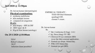 Toxic epidermal necrolysis - drug induced (case presentation) | PPT