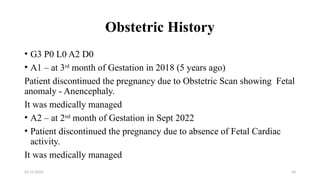 Case Presentation on Deep Transverse arrest | PPTX