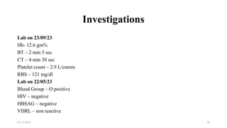 Case Presentation on Deep Transverse arrest | PPTX