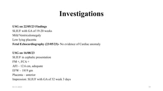 Case Presentation on Deep Transverse arrest | PPTX