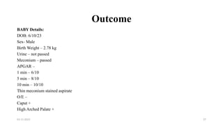 Case Presentation on Deep Transverse arrest | PPTX