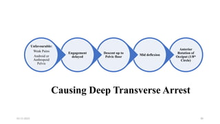 Case Presentation on Deep Transverse arrest | PPTX