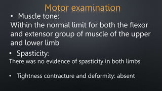 case presentation on delayed development | PPTX