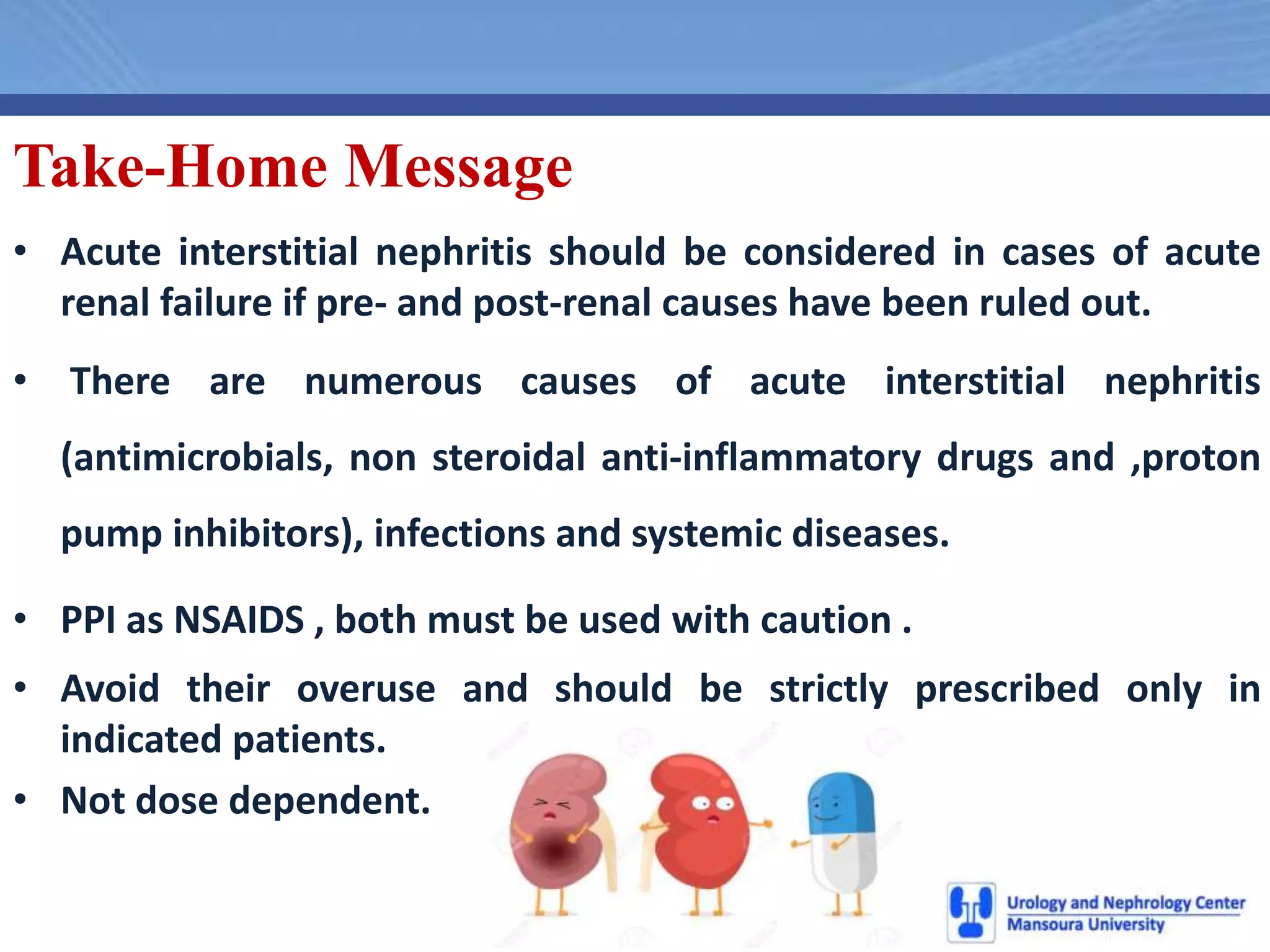 Acute interstitial nephritis | PPTX
