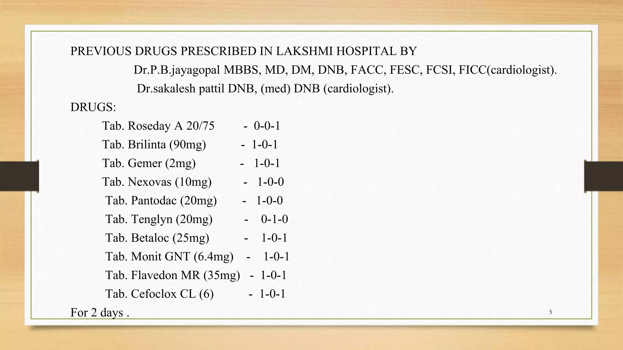 Case study on CABG surgery | PPTX