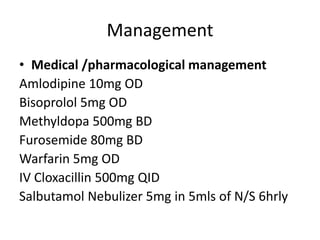 CASE PRESENTATION AIP (1).pptx | Heart and Cardiovascular Diseases ...