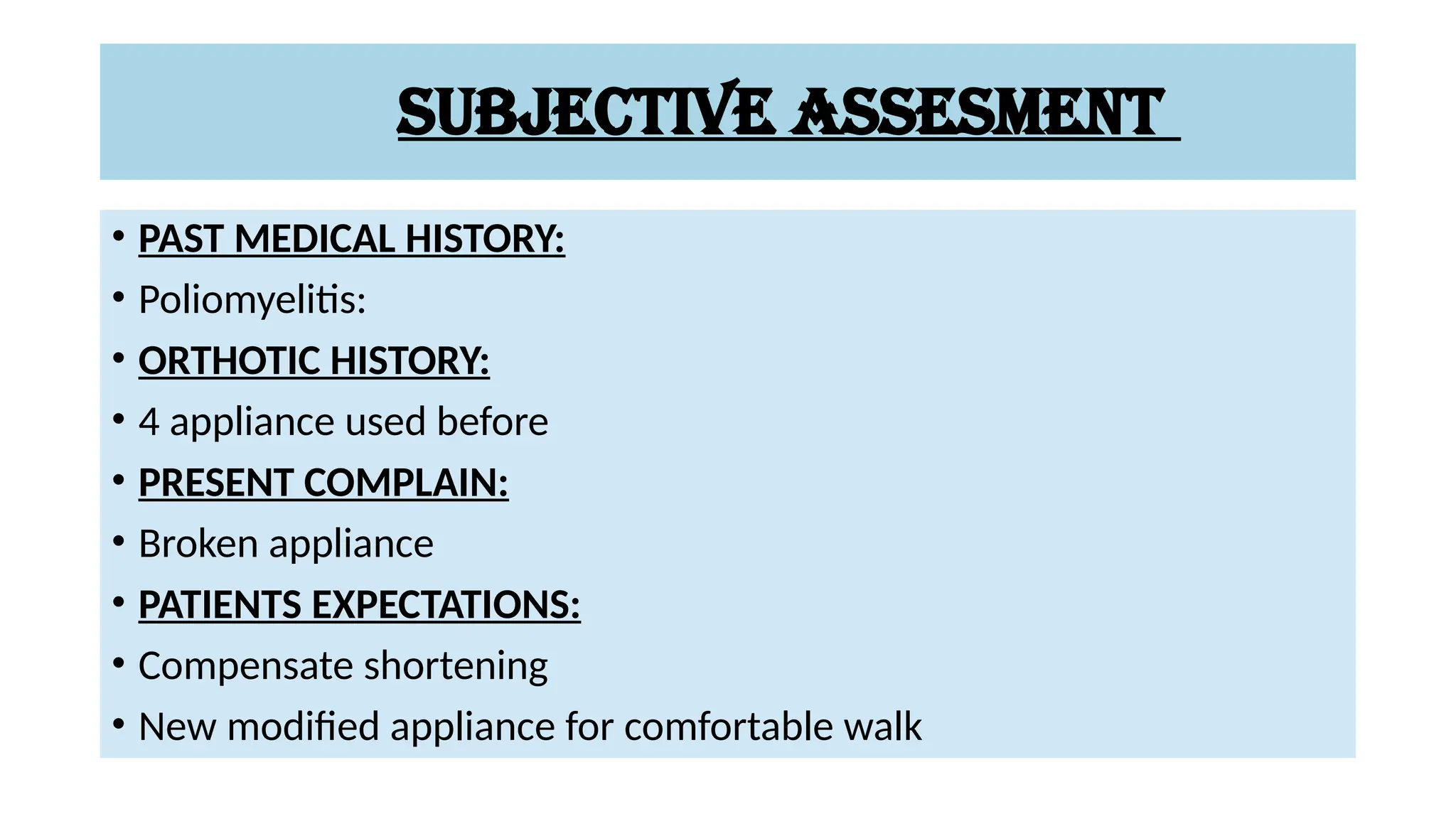 presentation on knee ankle [ orthosis ] new presentation | PPTX