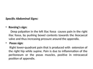 APPENDECTOMY INDICATIONS AND PROCEDURE............... | PPT