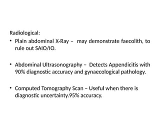 APPENDECTOMY INDICATIONS AND PROCEDURE............... | PPT