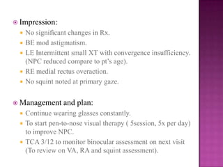 Case presentation 2 : Duane's Syndrome | PPTX