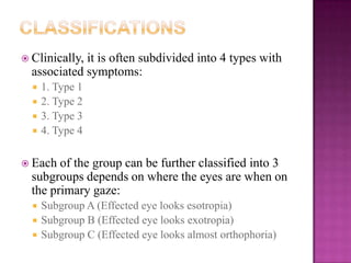 Case presentation 2 : Duane's Syndrome | PPTX