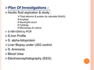 chronic liver disease | PPTX