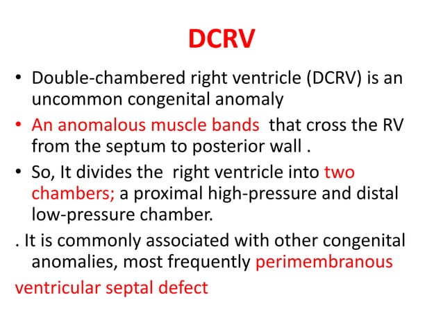 Case presentation ,double chambered right ventricle | PPTX