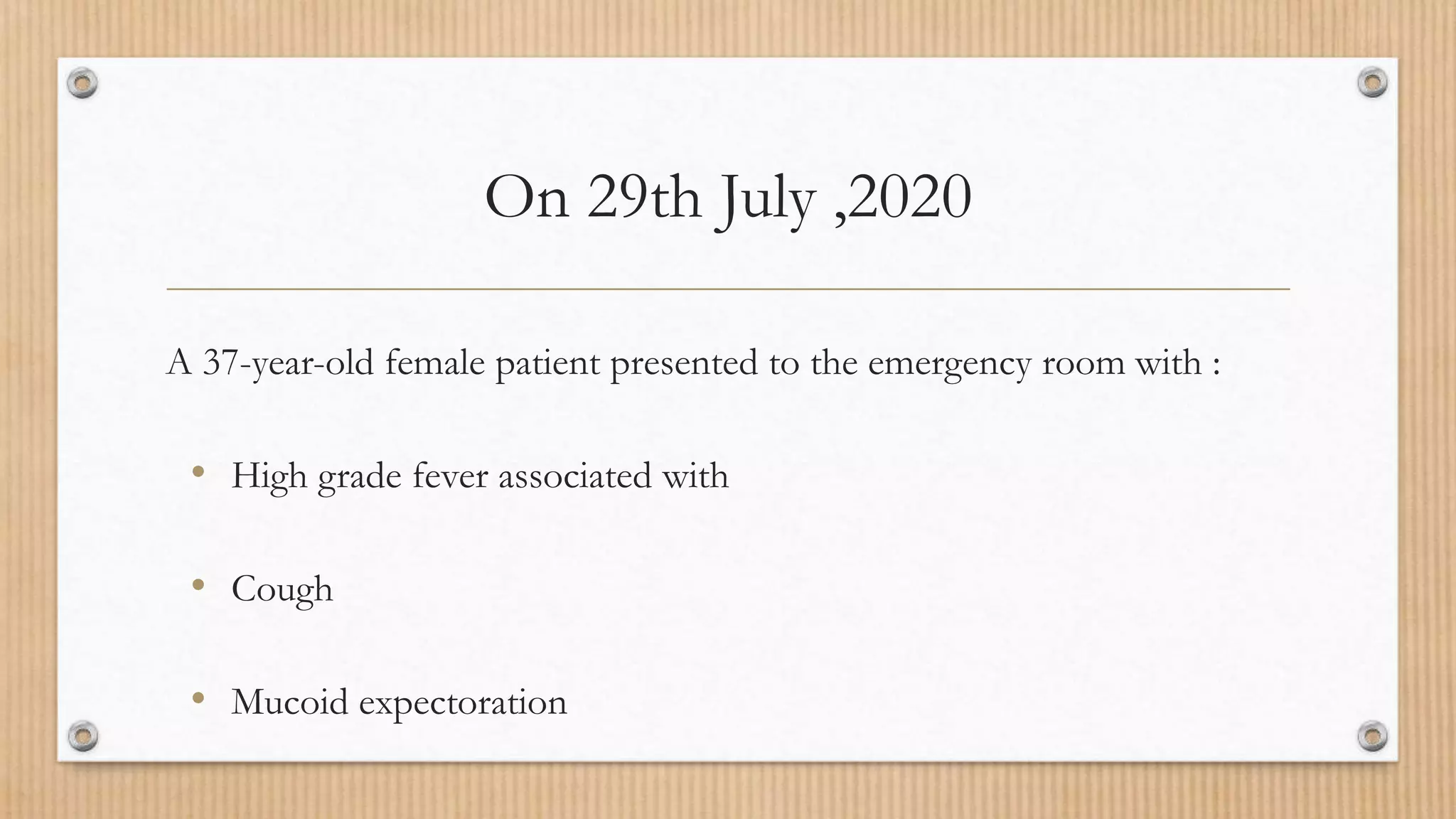 Rheumatological Case Study | PPTX