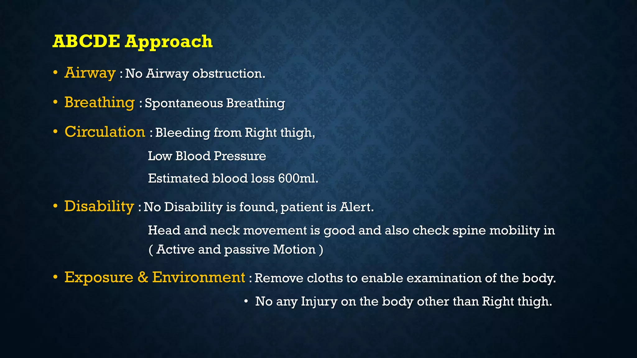 Case presentation for Reading | PDF