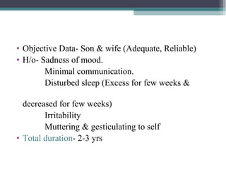 Case presentation geriatric depression | PPT