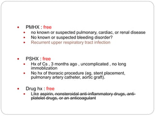 Case Presentation hemoptysis - al-watani hospital | PPTX