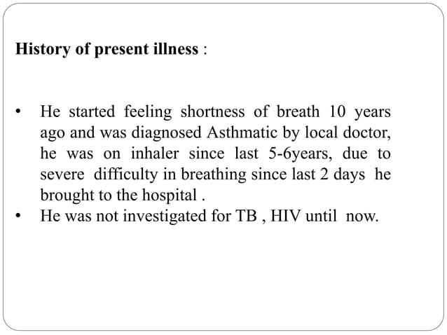 Case presentation hiv 2 | PPT