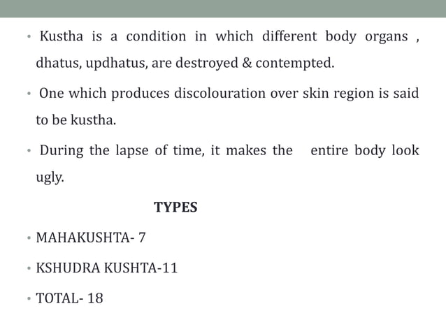 Case presentation kitibha Kushtha | PPTX