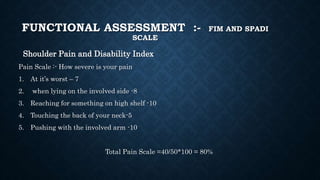 Rehabilitation of Supra spinatous repair surgery and post operative ...