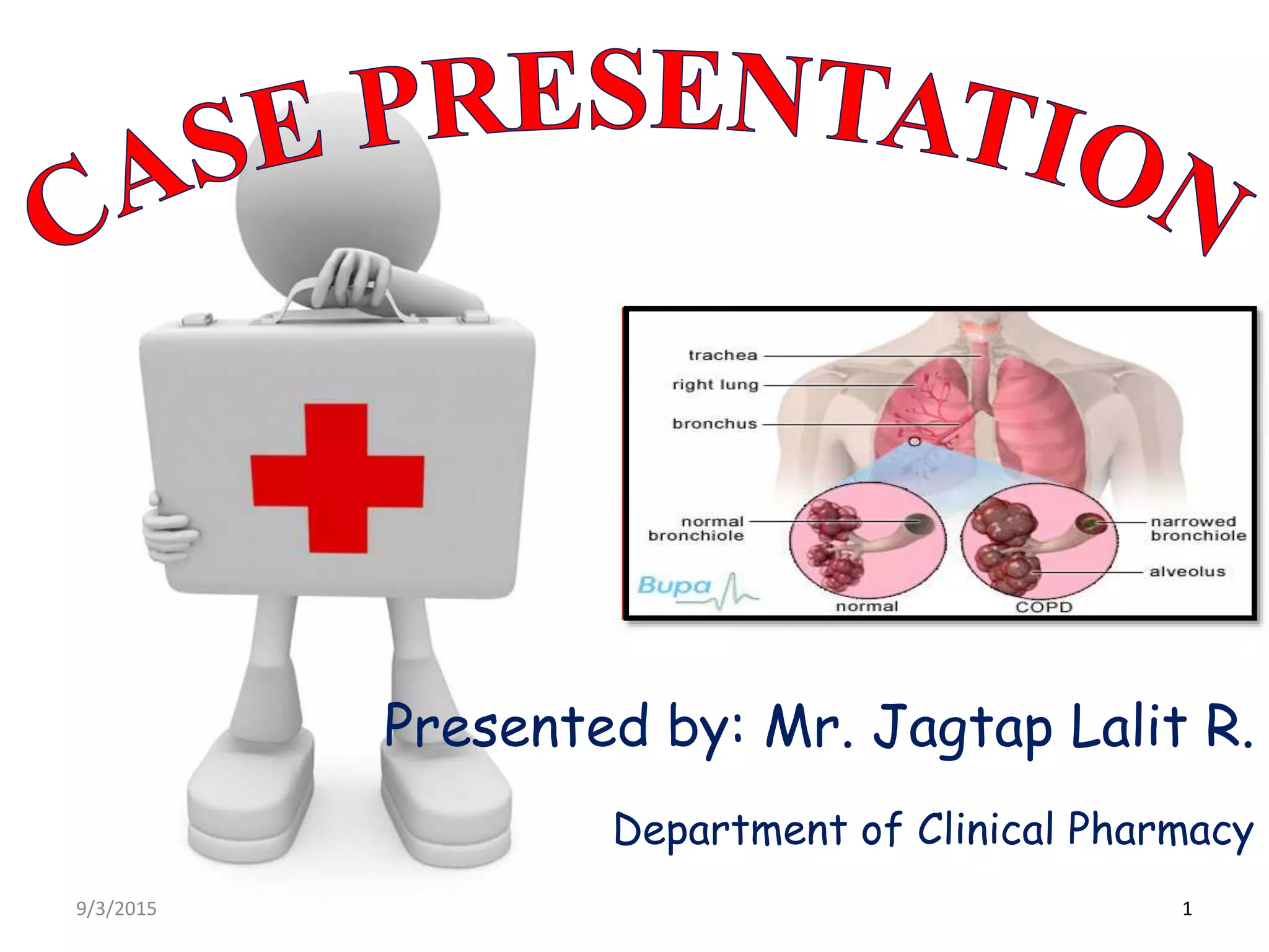 COPD EXACBATION WITH CONSOLIDATION , WITH DIABETES | PPT