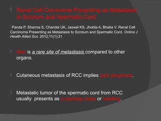 Case presentation (metastatic rcc) | PPT
