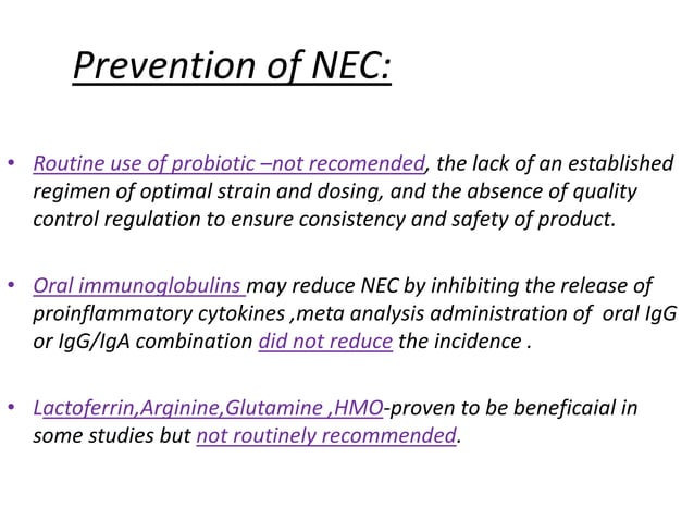 NEC in newborn | PPTX